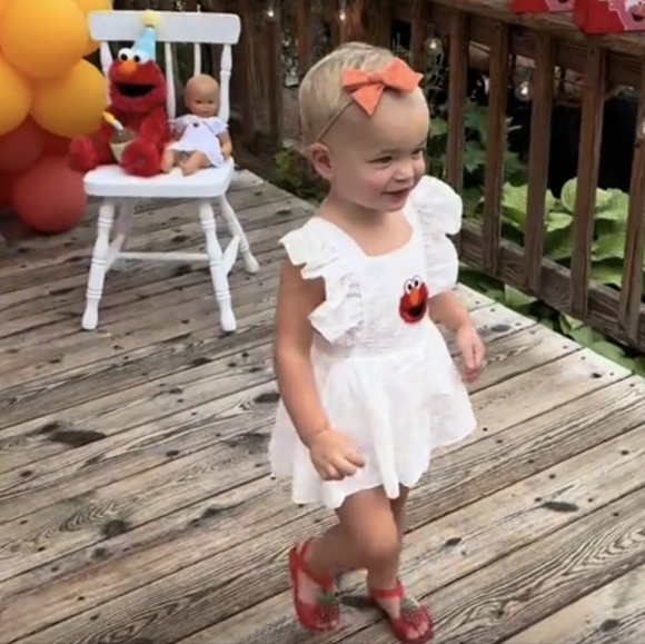 boutique | One Pieces | Elmo Dress Elmo Birthday Romper Clothes Sesame ...